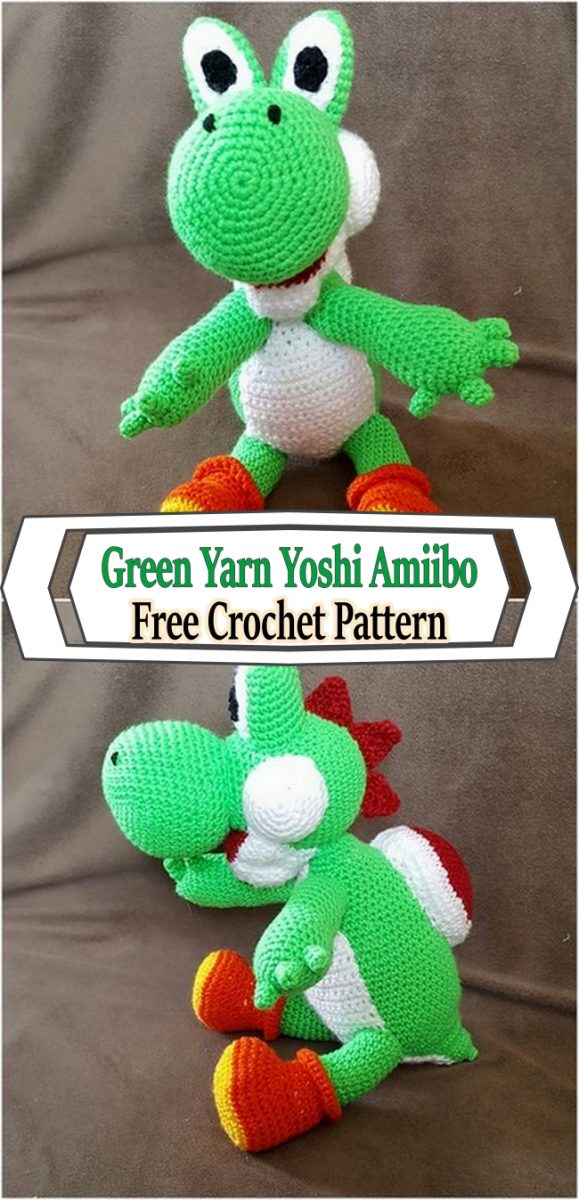 Free Crochet Yoshi Pattern to Create Comfortably