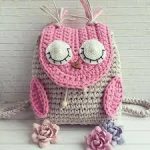 Stylish Owl Crochet Backpack Pattern