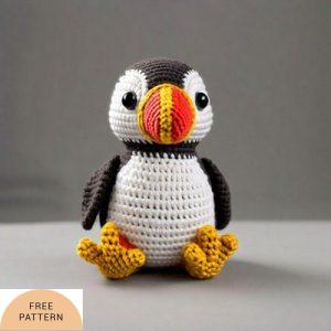 Crochet Puffin Amigurumi