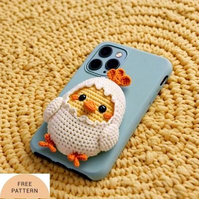 Unique Crocheted Chick Phone Case Lovers