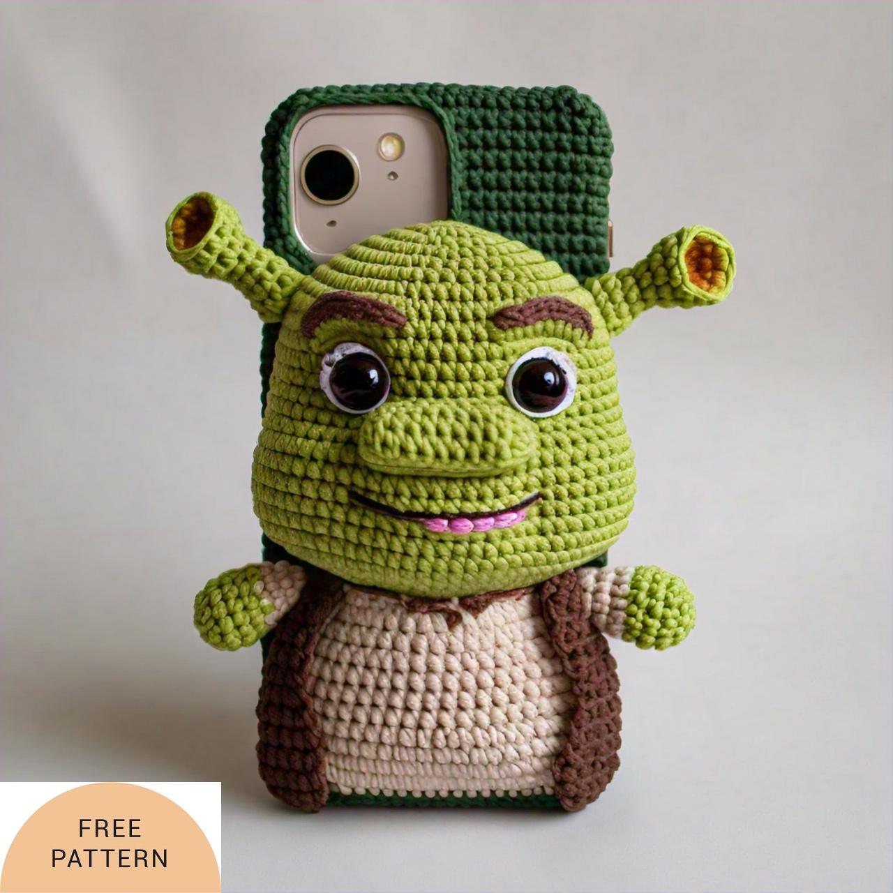 Shrek Amigurumi Phone Case Perfect
