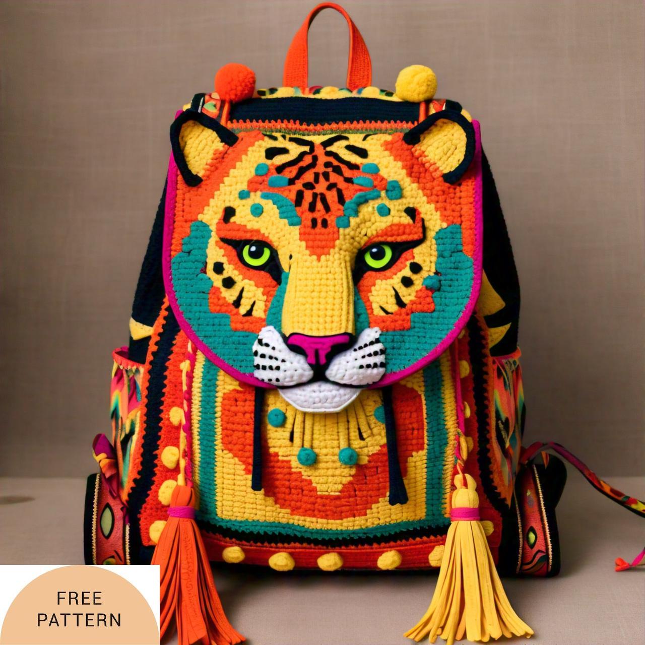 Crochet Animal Backpack pattern