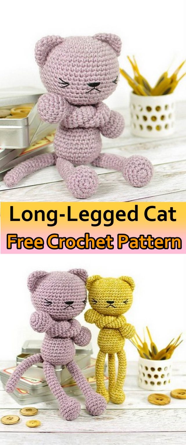 Long-Legged Cat Amigurumi