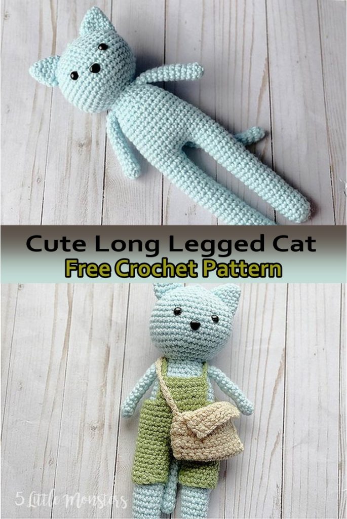 Long-Legged Cat Amigurumi