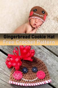 Crochet Gingerbread Hat