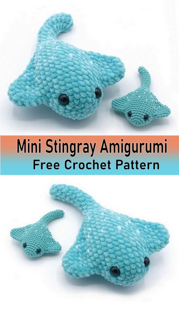 Crochet Stingray Fish Amigurumi