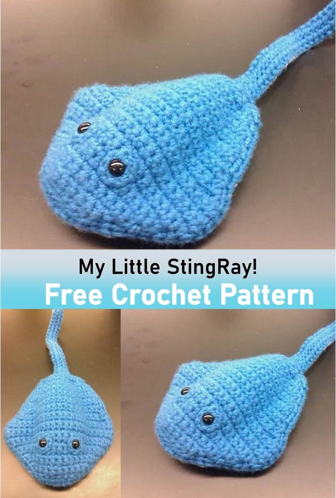 Crochet Stingray Fish Amigurumi
