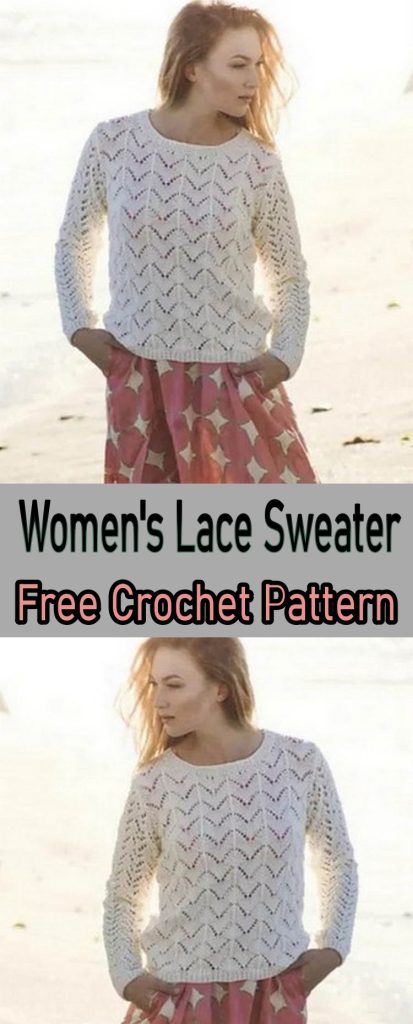 Crochet Lace Sweater