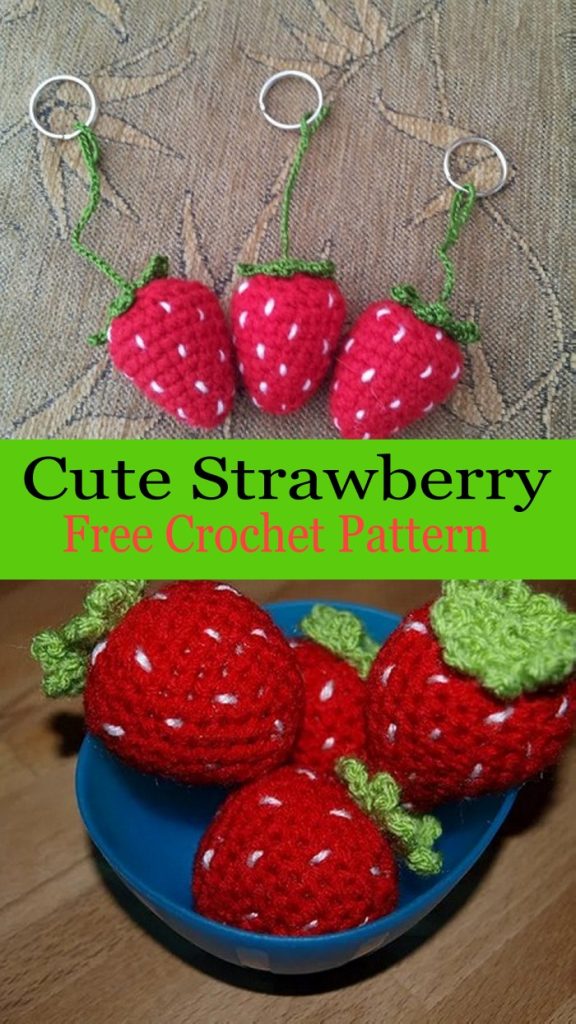 Crochet Strawberry Amigurumi