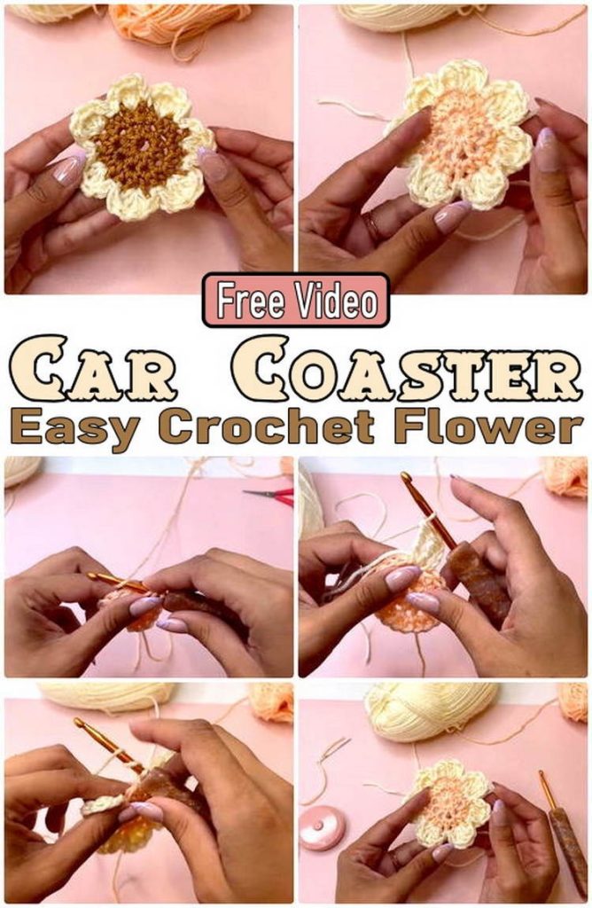 Crochet Car Coaster Pattern