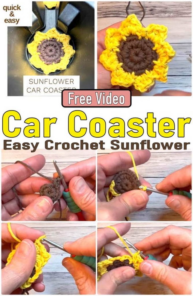 Crochet Car Coaster Pattern