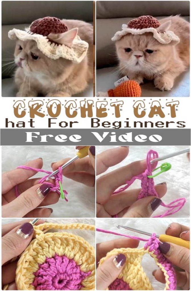 Crochet Cat Hat Pattern