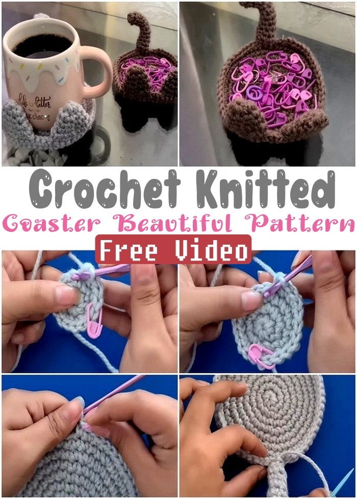 Crochet Cat coaster Patterns