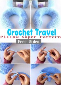 Crochet Travel Pillow