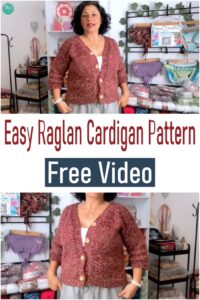 Crochet Raglan Cardigan Pattern