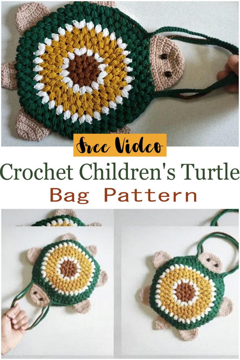 Crochet Turtle Bags