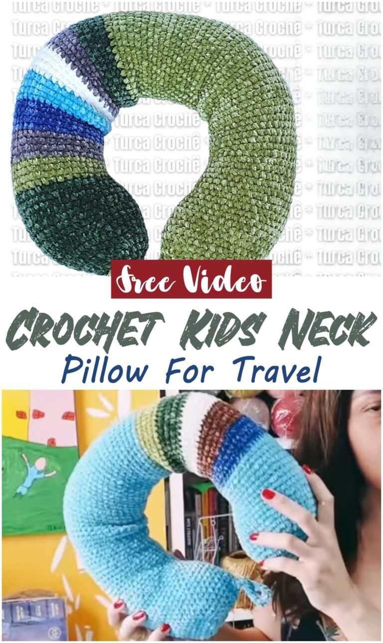 Crochet Neck Pillow