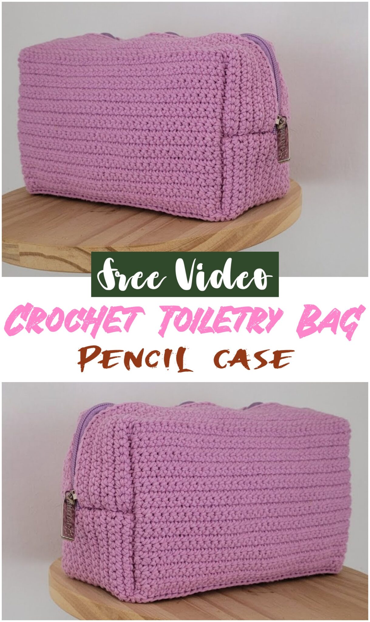 Crochet Toiletry Bag