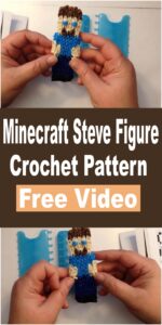 Crochet Steve from Minecraft