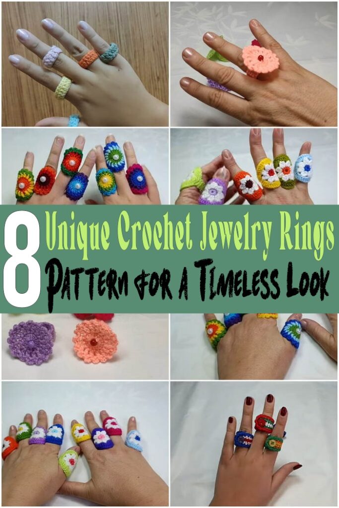 Crochet Jewelry Rings
