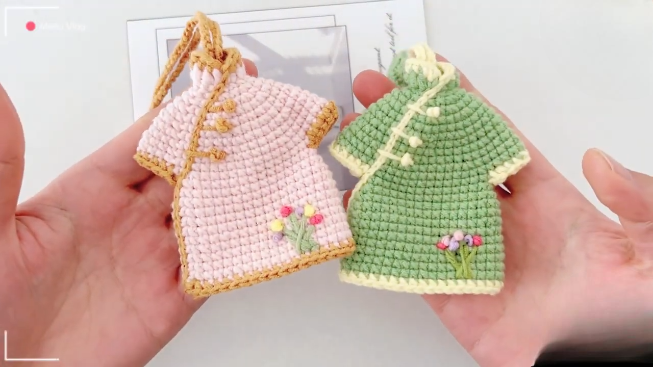 Crochet Clothes Keychains