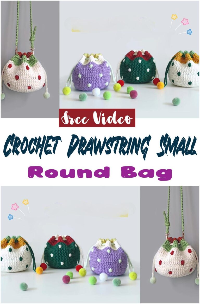 Crochet New Drawstring Bag