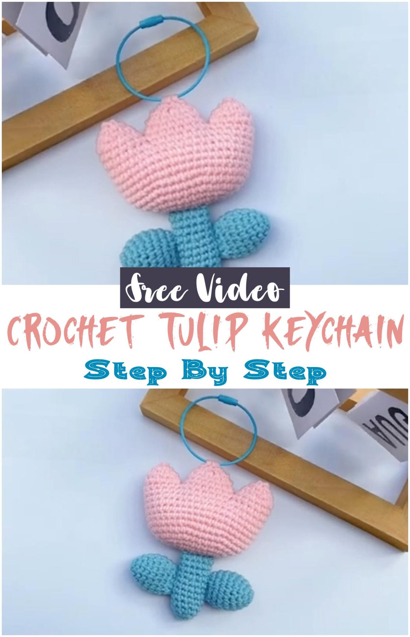 Tulip Key Cover Keychain