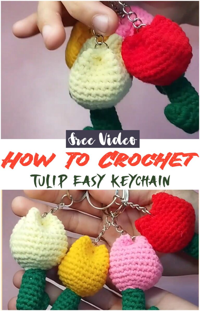 Tulip Key Cover Keychain