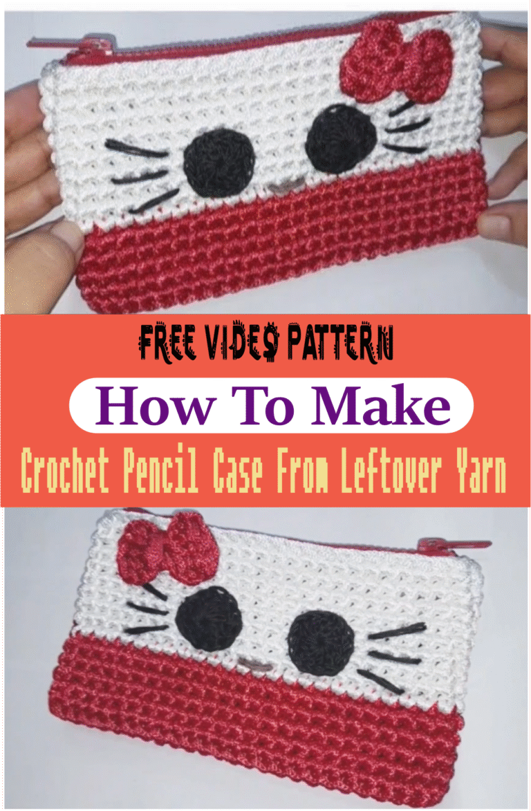 Free Crochet Pencil Case Pattern