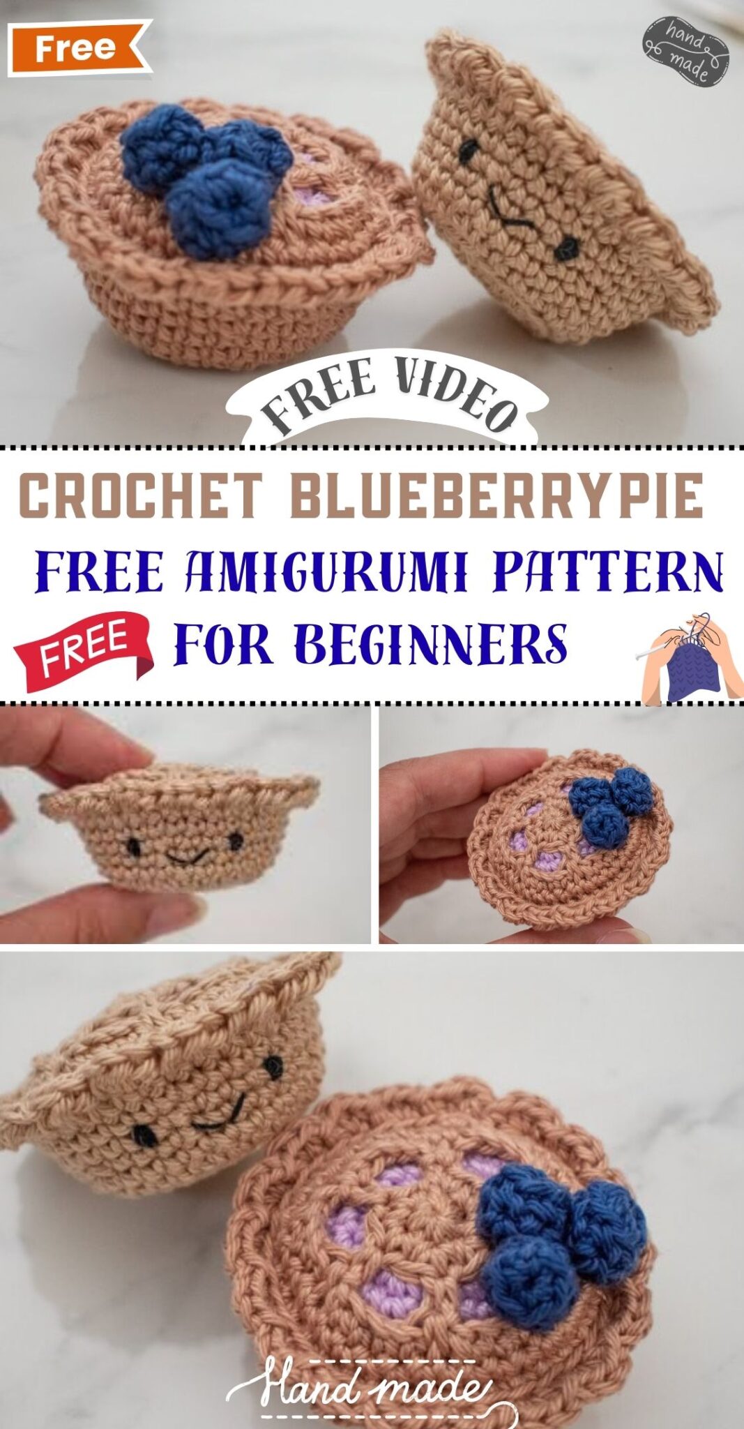 Crochet Pumpkin Pie Amigurumi Patterns