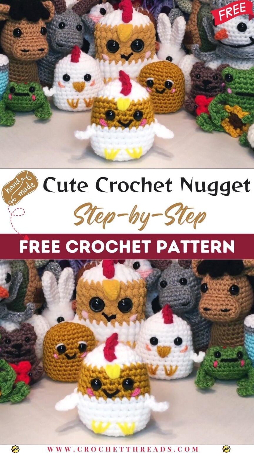 Crochet Chicken Nugget Amigurumi