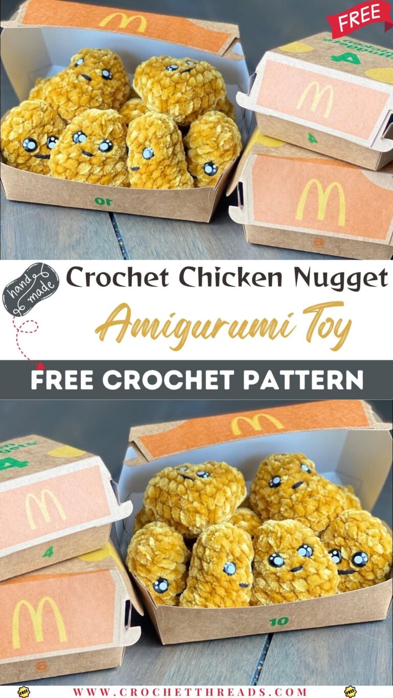 Crochet Chicken Nugget Amigurumi