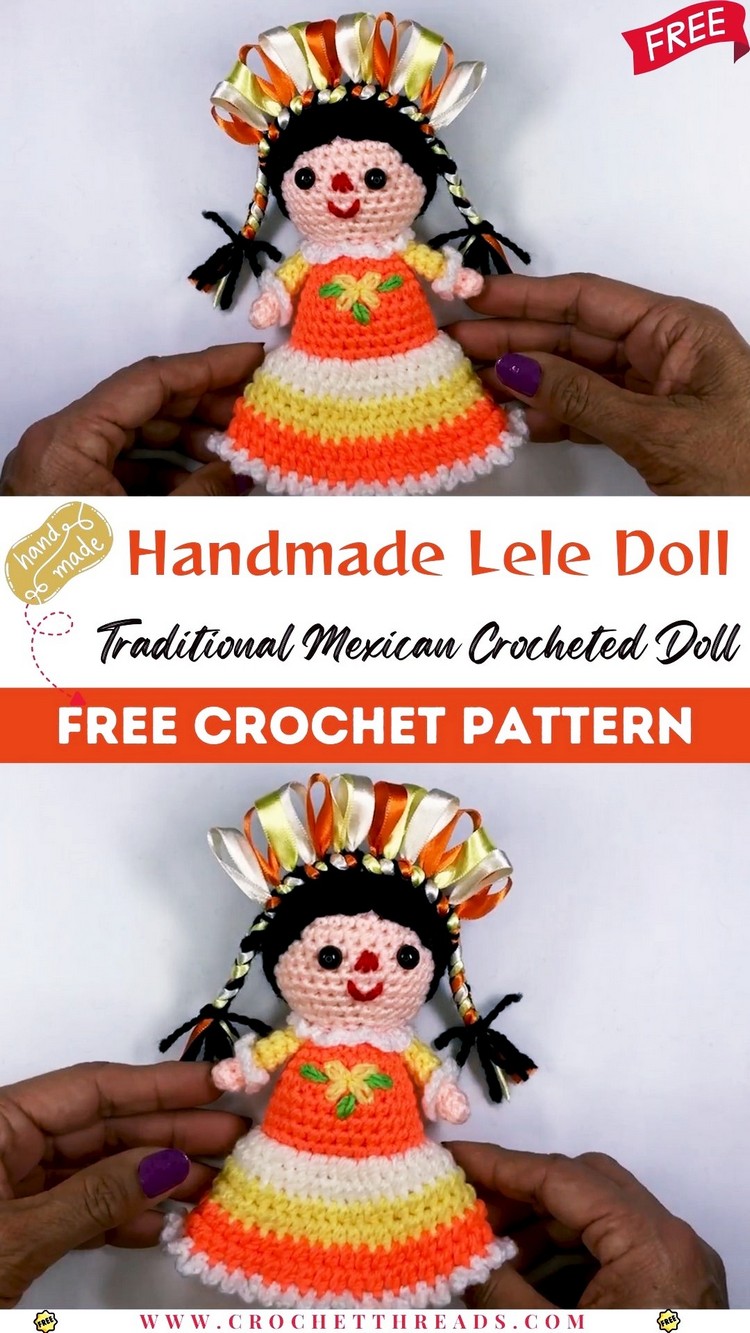 Crochet Lele Mexican Doll