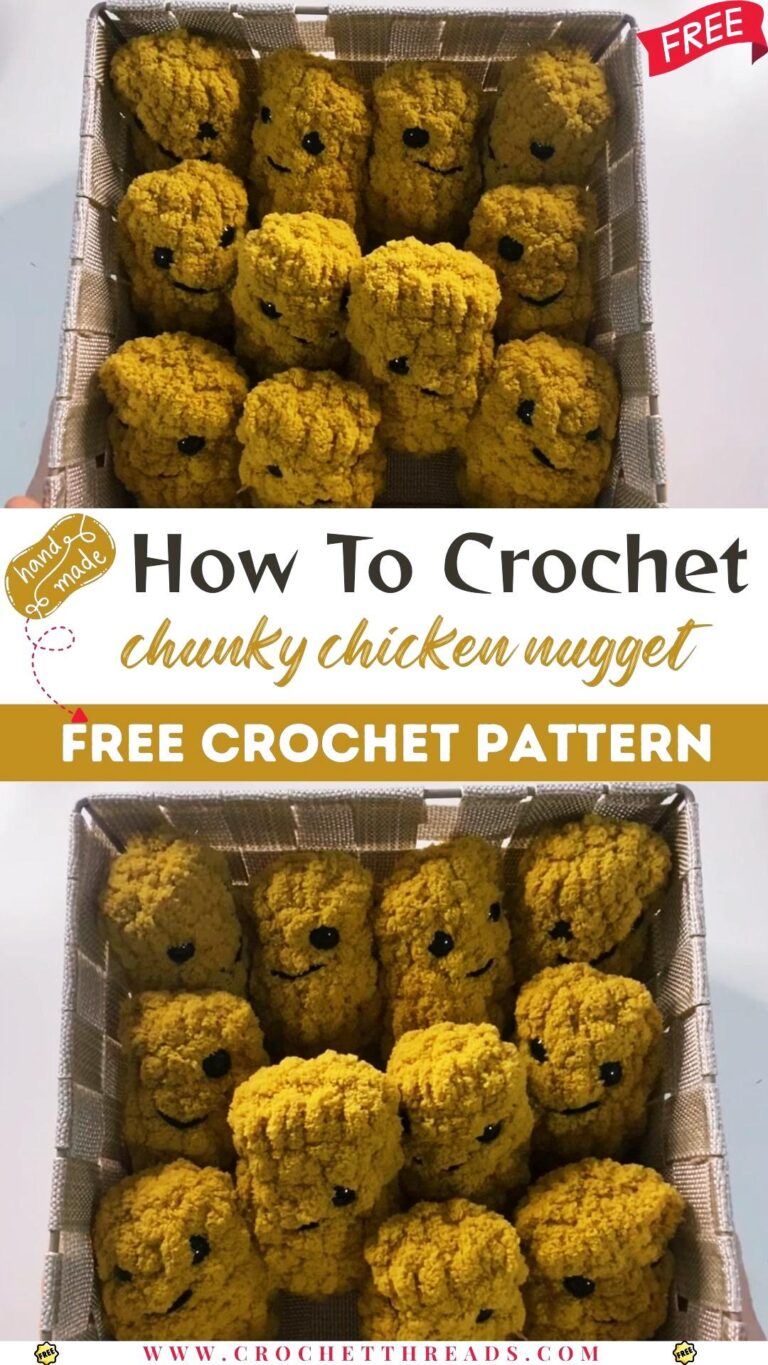 Crochet Chicken Nugget Amigurumi