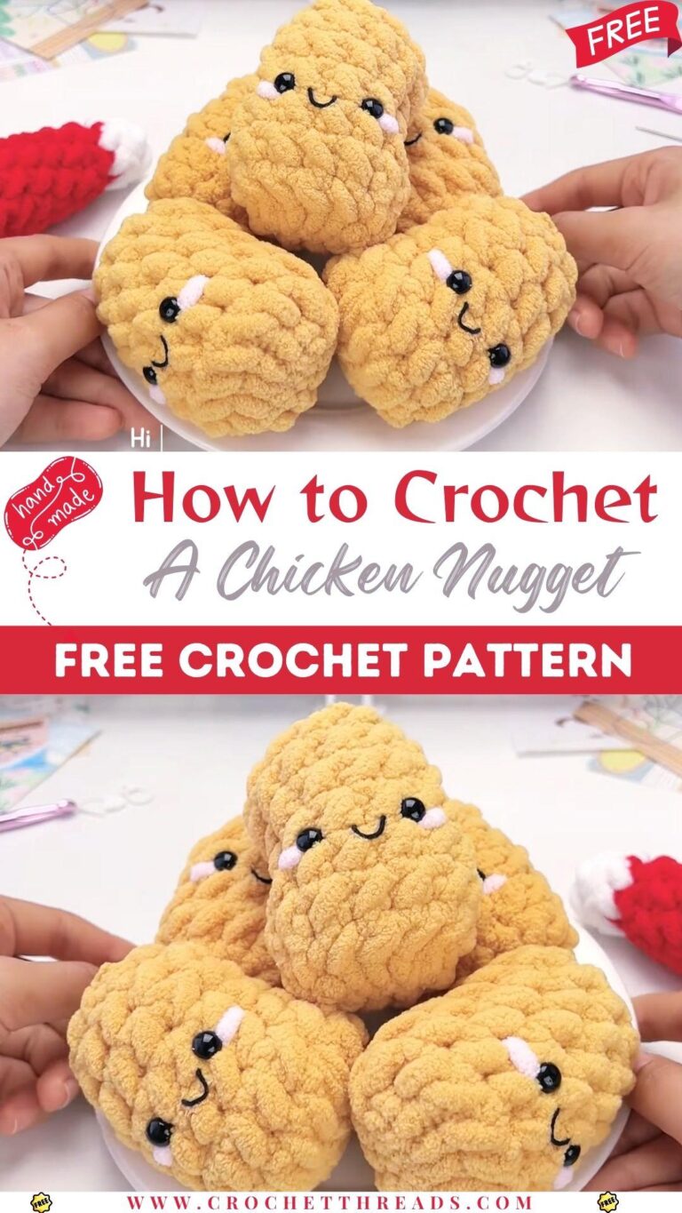 Crochet Chicken Nugget Amigurumi