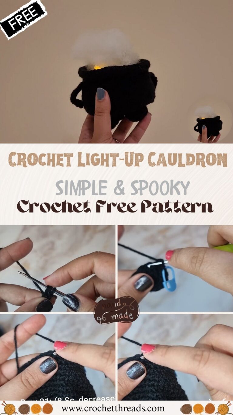 Crochet Cauldron Halloween Patterns