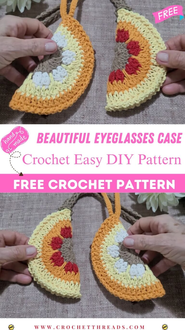 Crochet Eyeglass Holder Bag Patterns