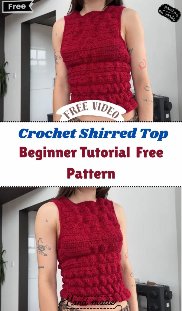 Crochet Shirred Top Patterns