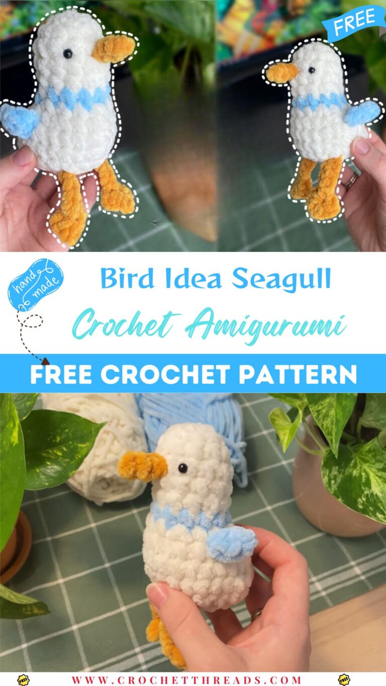 Crochet Seagull Bird Amigurumi Patterns