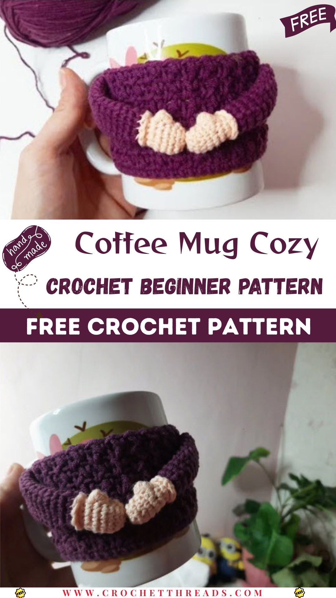 Crochet Mug Sweaters Patterns