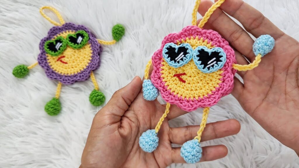 Crochet Oreo Cookie Man Keychain Amigurumi Patterns