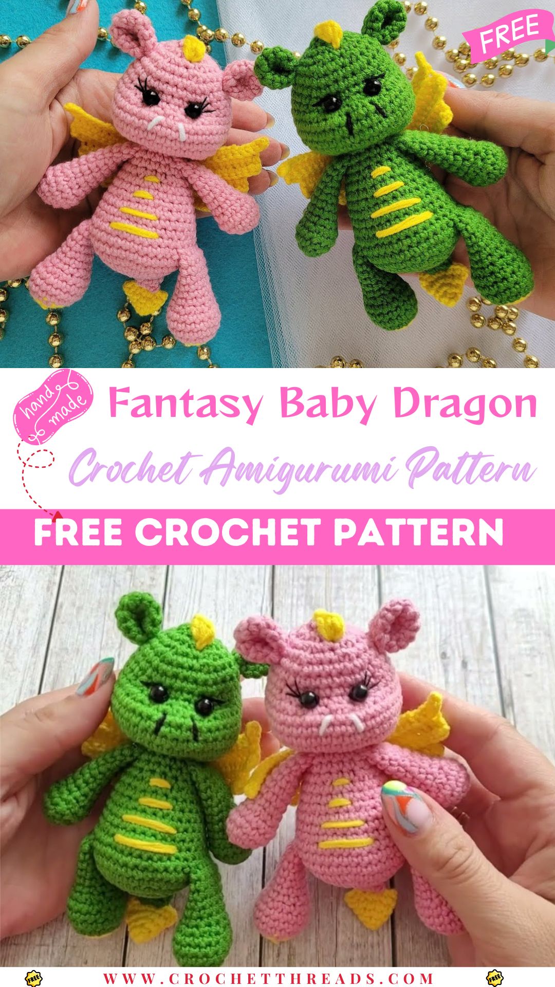 Crochet Dragon Plush Amigurumi Patterns