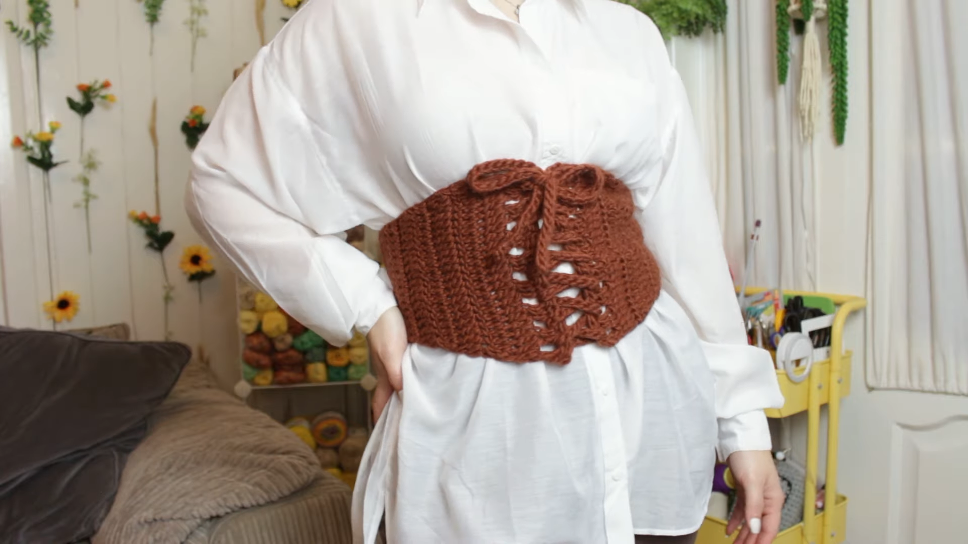 Crochet Corset Belt