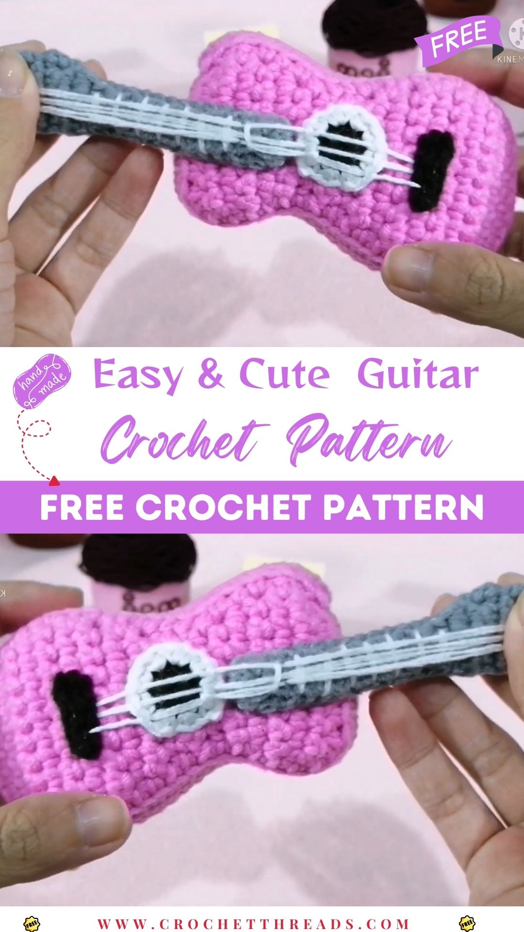 Crochet Acoustic Guitar Patterns