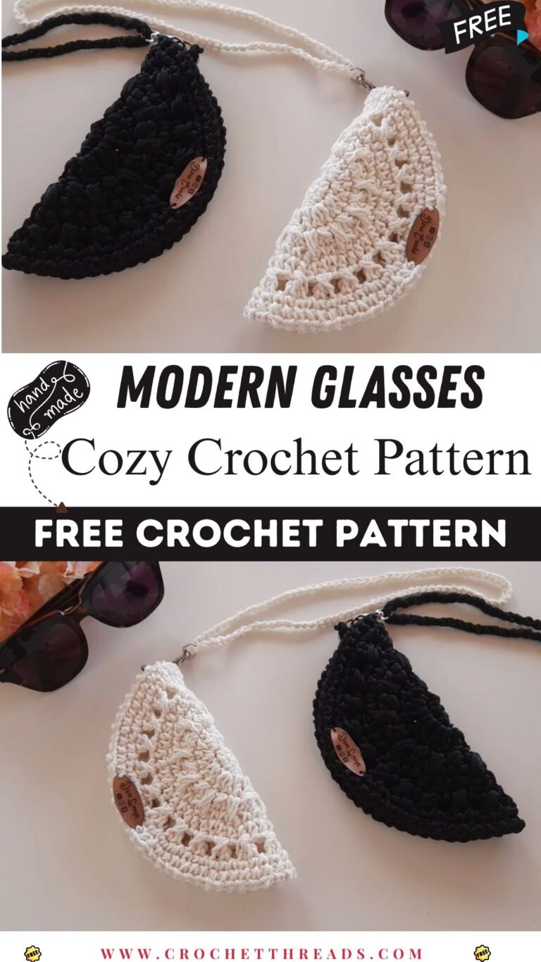 Crochet Eyeglass Holder Bag Patterns