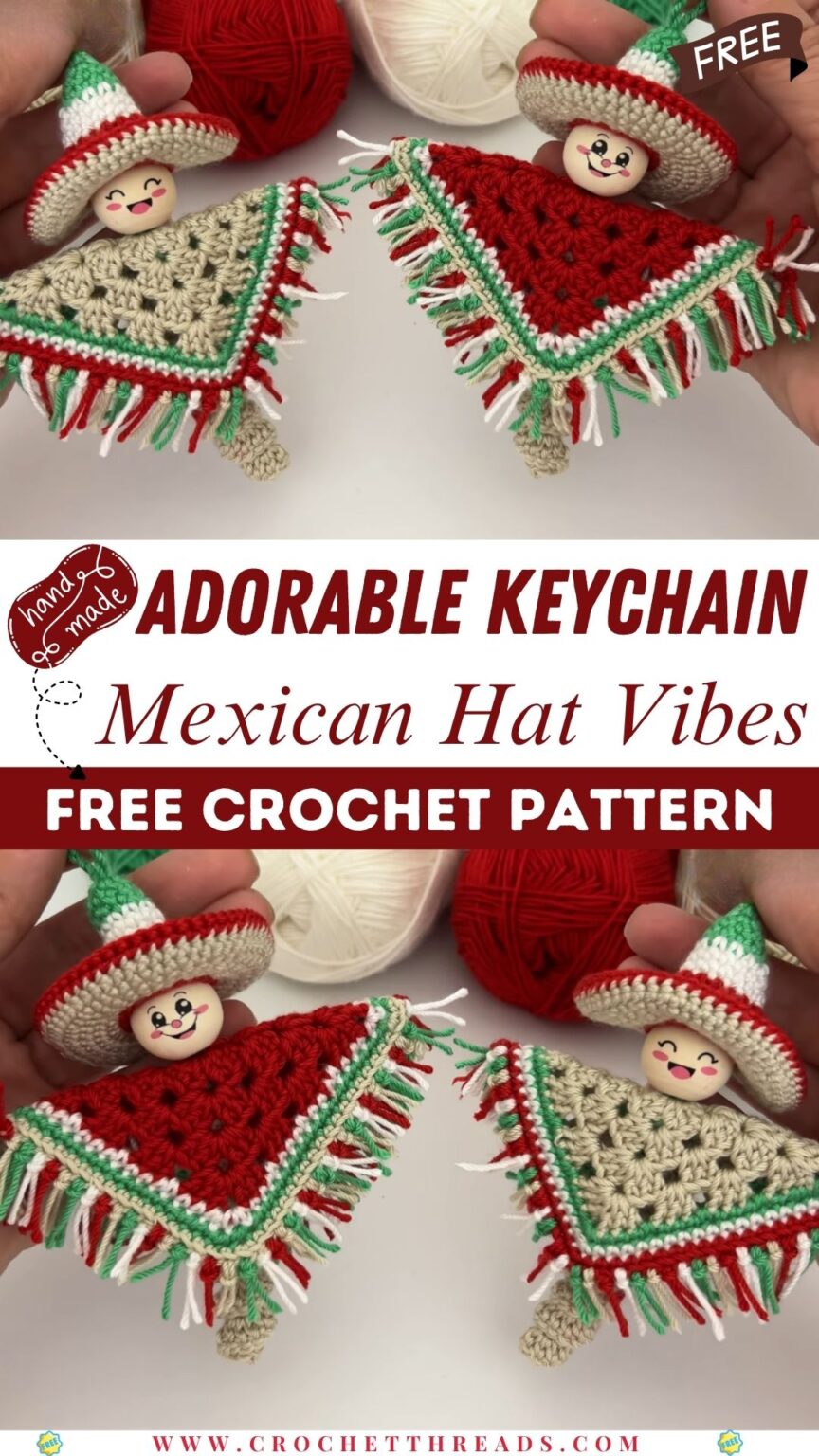 Crochet Christmas Keychain Patterns