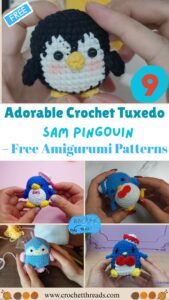 Crochet Tuxedo Sam Pingouin