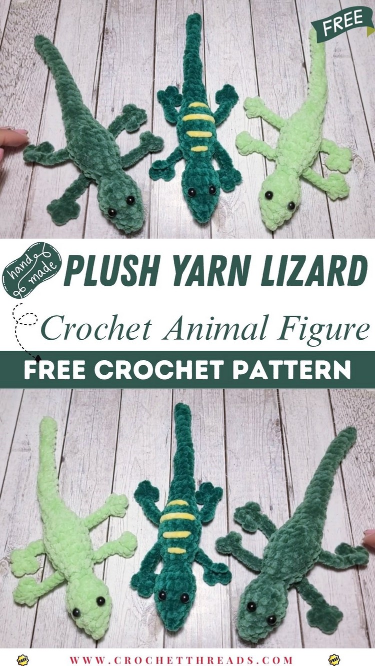 Crochet Gecko and Lizard Amigurumi Patterns