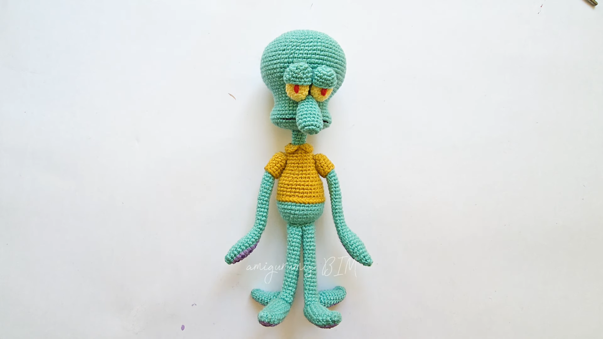 Crochet Squidward Amigurumi