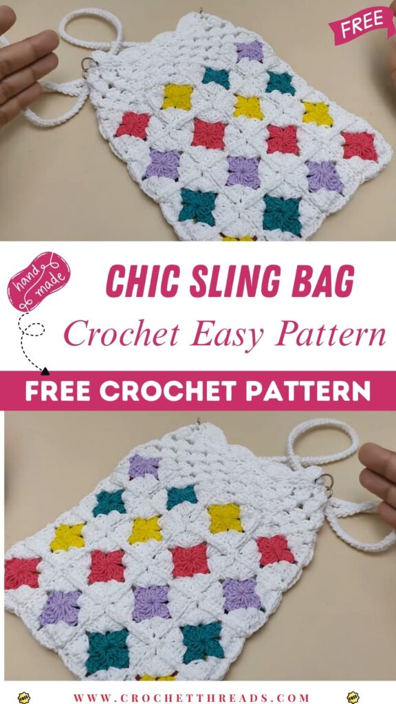 Crochet Ocean Waves Bag